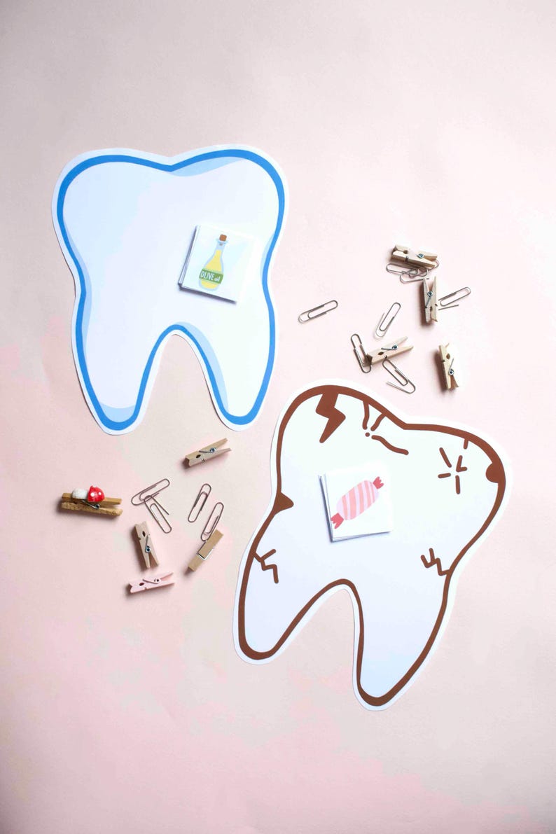 Dental Health Game - Healthy and Unhealthy Tooth - Sorting Activity for ...