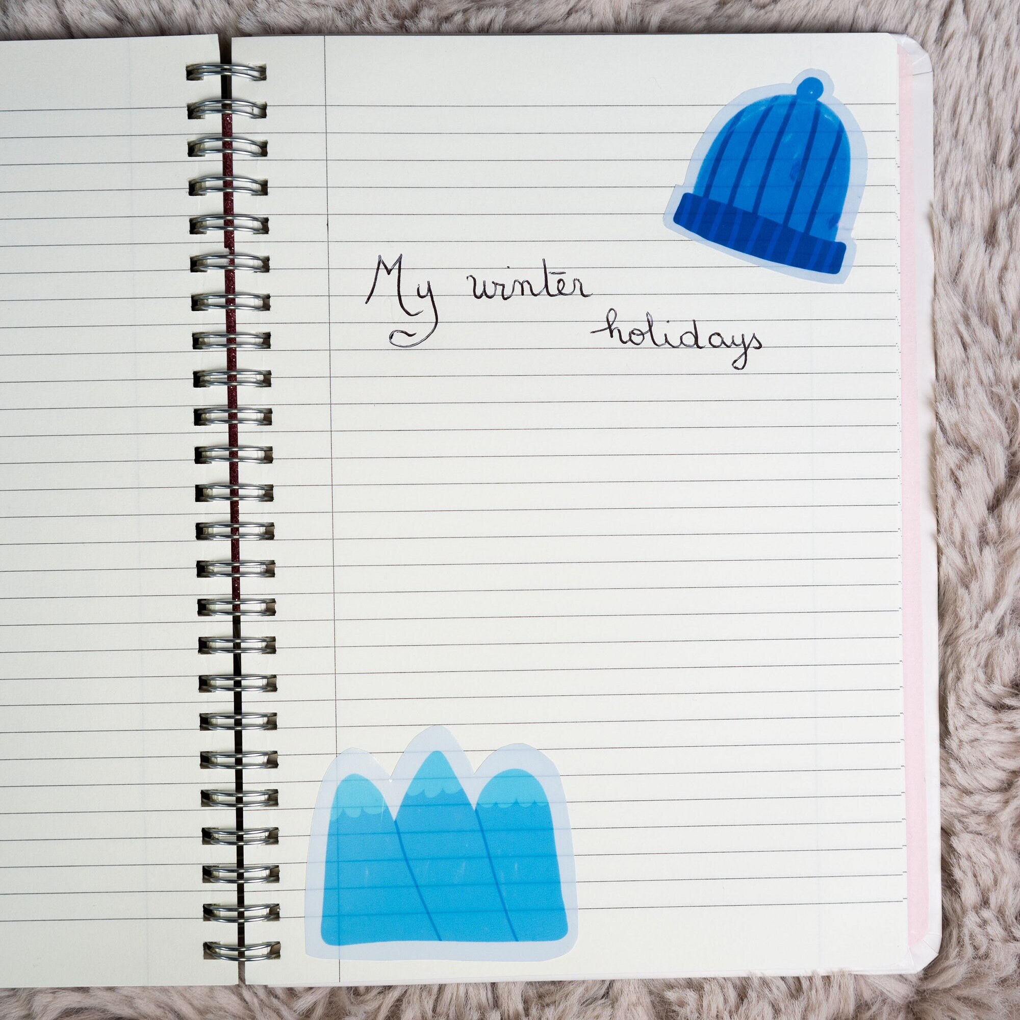 14 Stickers Frosty Blue Winter - Etsy