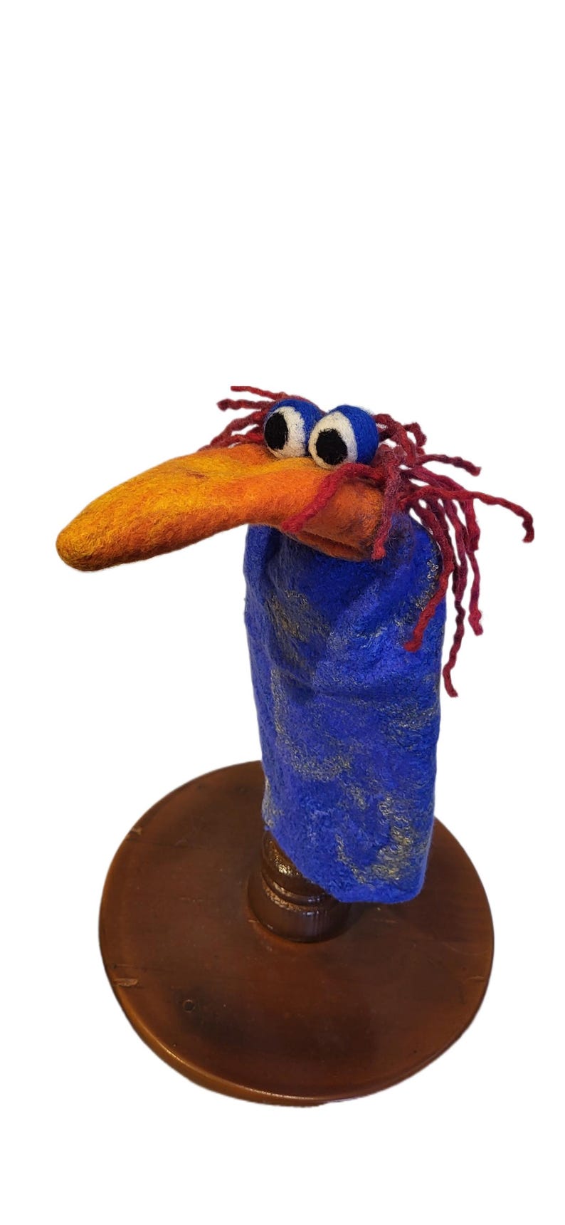 Felted Hand Puppet , Blue Bird Puppet , Funny Toy, Puppetry - Etsy