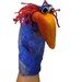 Felted Hand Puppet , Blue Bird Puppet , Funny Toy, Puppetry - Etsy