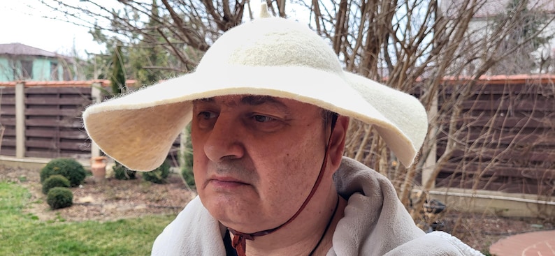 Men Hat, Petasos , Ancient Greeks Sun Hat, Historical Hat, Wool Felted ...