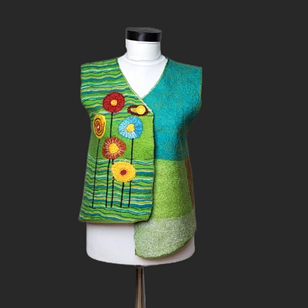 Felt Vest - Etsy