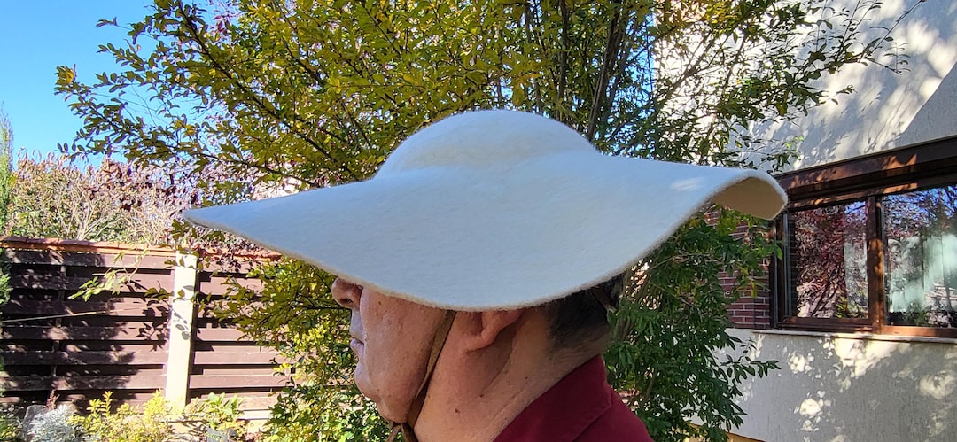 Men Hat, Petasos , Ancient Greeks Sun Hat, Historical Hat, Wool Felted ...