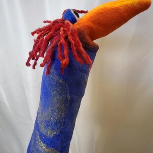 Felted Hand Puppet , Blue Bird Puppet , Funny Toy, Puppetry - Etsy