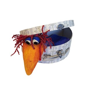 Felted Hand Puppet , Blue Bird Puppet , Funny Toy, Puppetry - Etsy