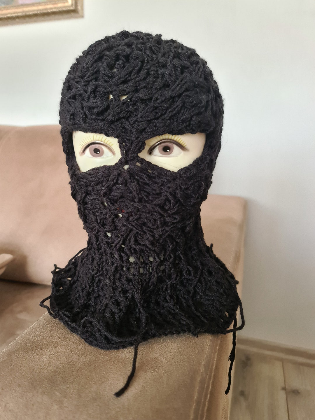 Disdressed Gothic Crazy Balaclava Mask Ski Mask - Etsy