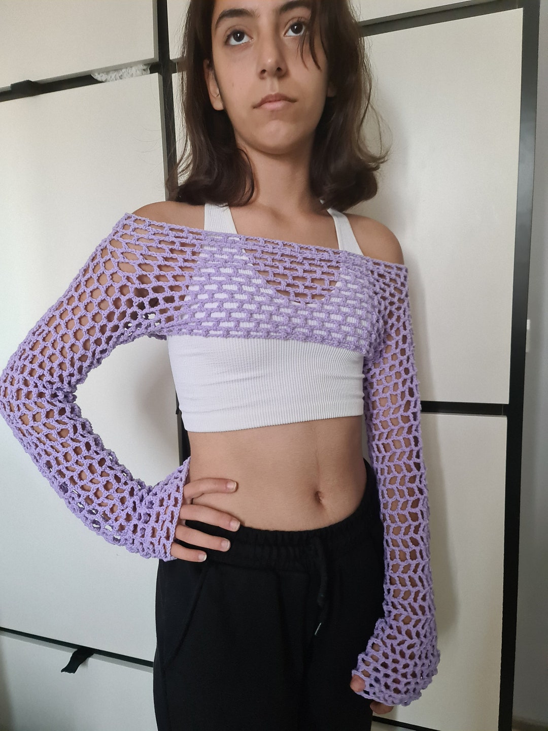 Cropped Mesh Top, Summer Mesh Top for Women - Etsy