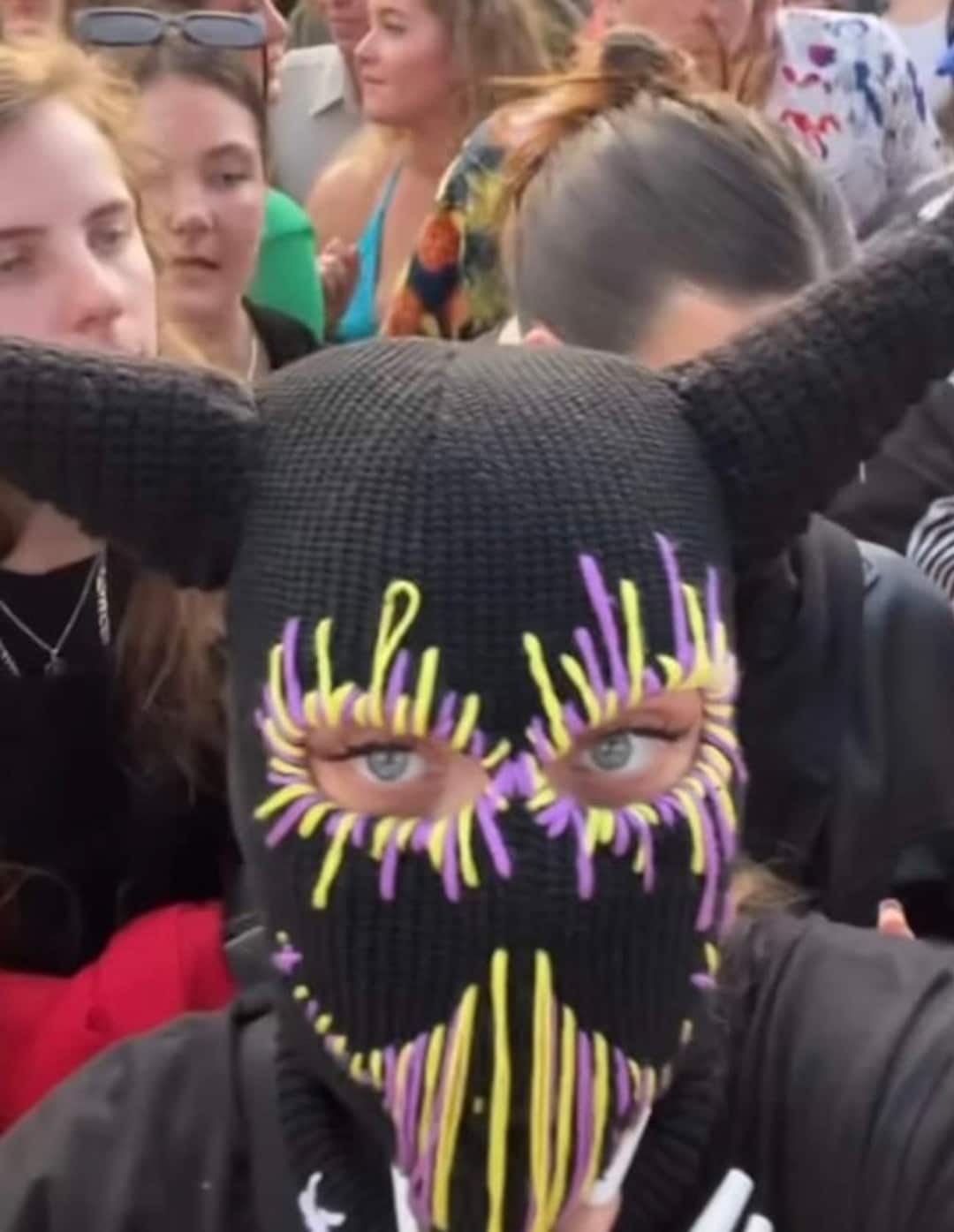 Balaclava Gothic Crazy Mask, Made to Order Ski Mask, Balaclava With ...