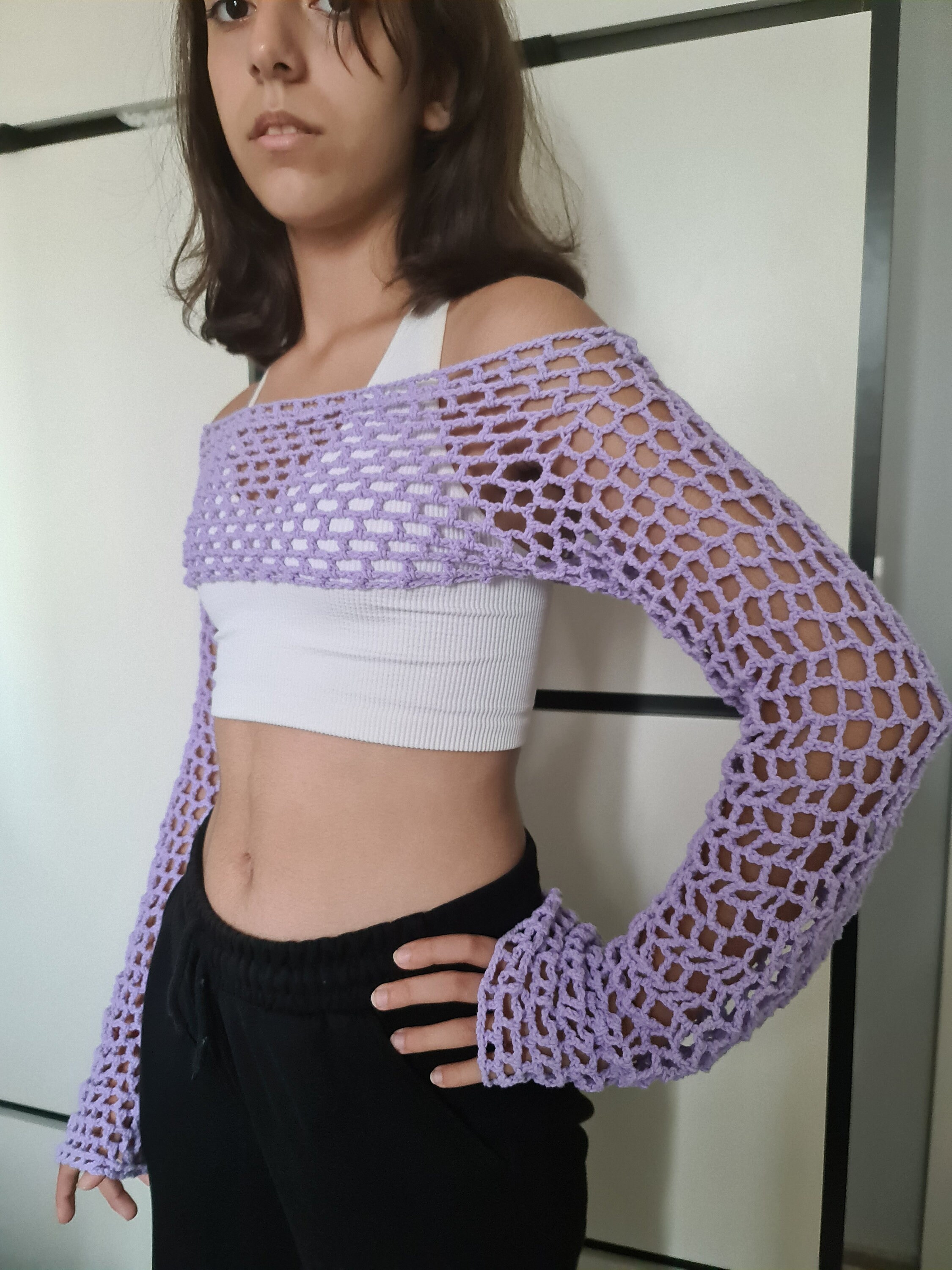 Cropped Mesh Top, Summer Mesh Top for Women - Etsy