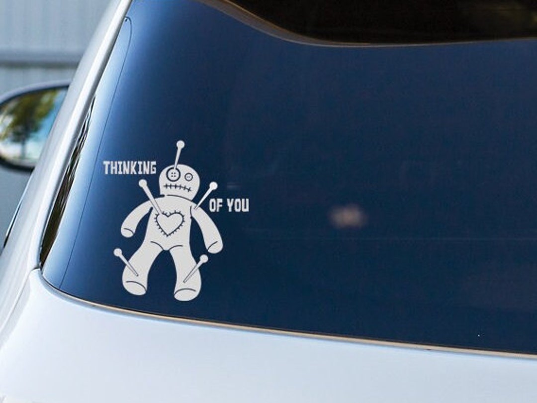 Voodoo Doll Vinyl Decal // Car Decal // Outdoor Vinyl - Etsy