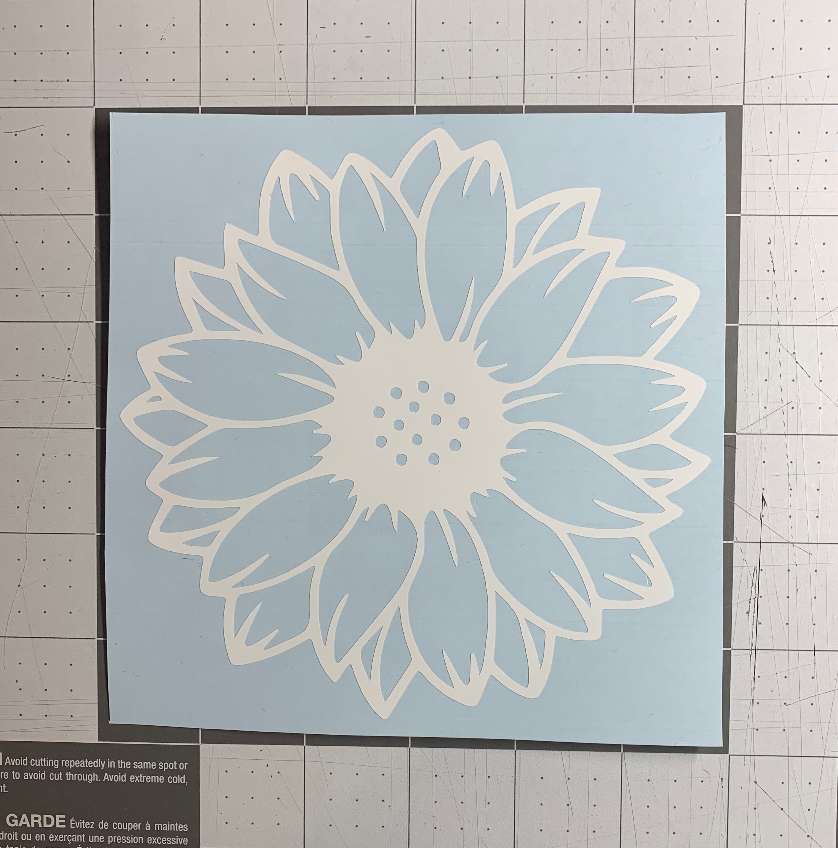 Sunflower Vinyl Decal // Car Decal // Outdoor Vinyl // Premium - Etsy