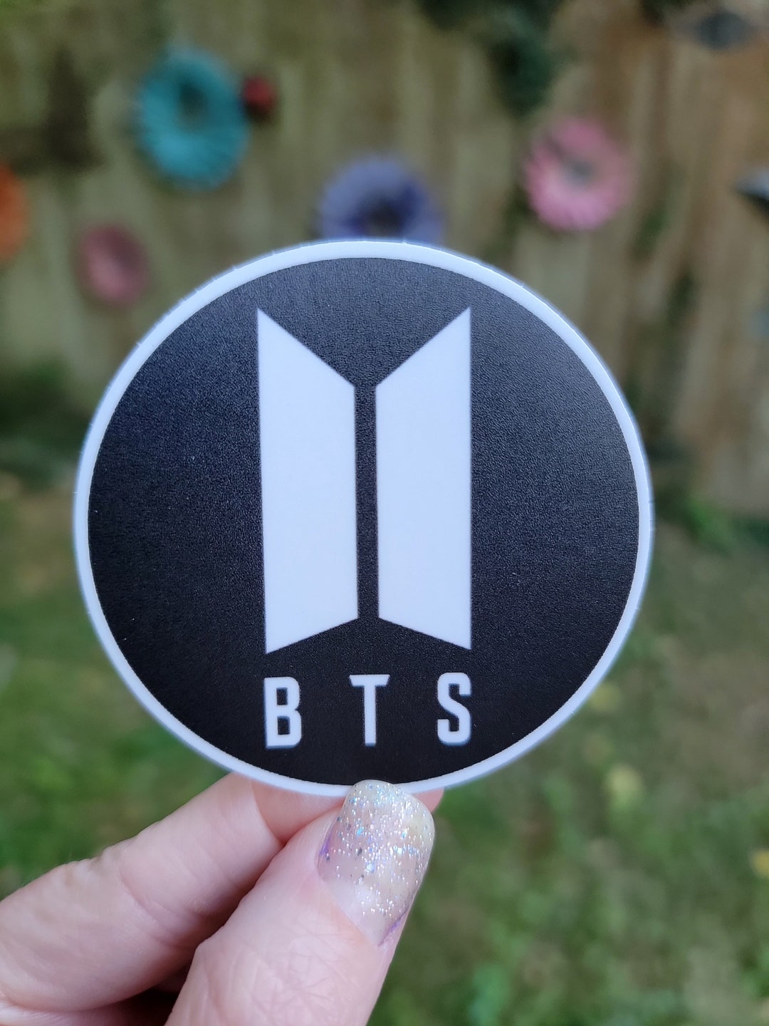 BTS Symbol Vinyl Sticker Matte Bangtan - Etsy
