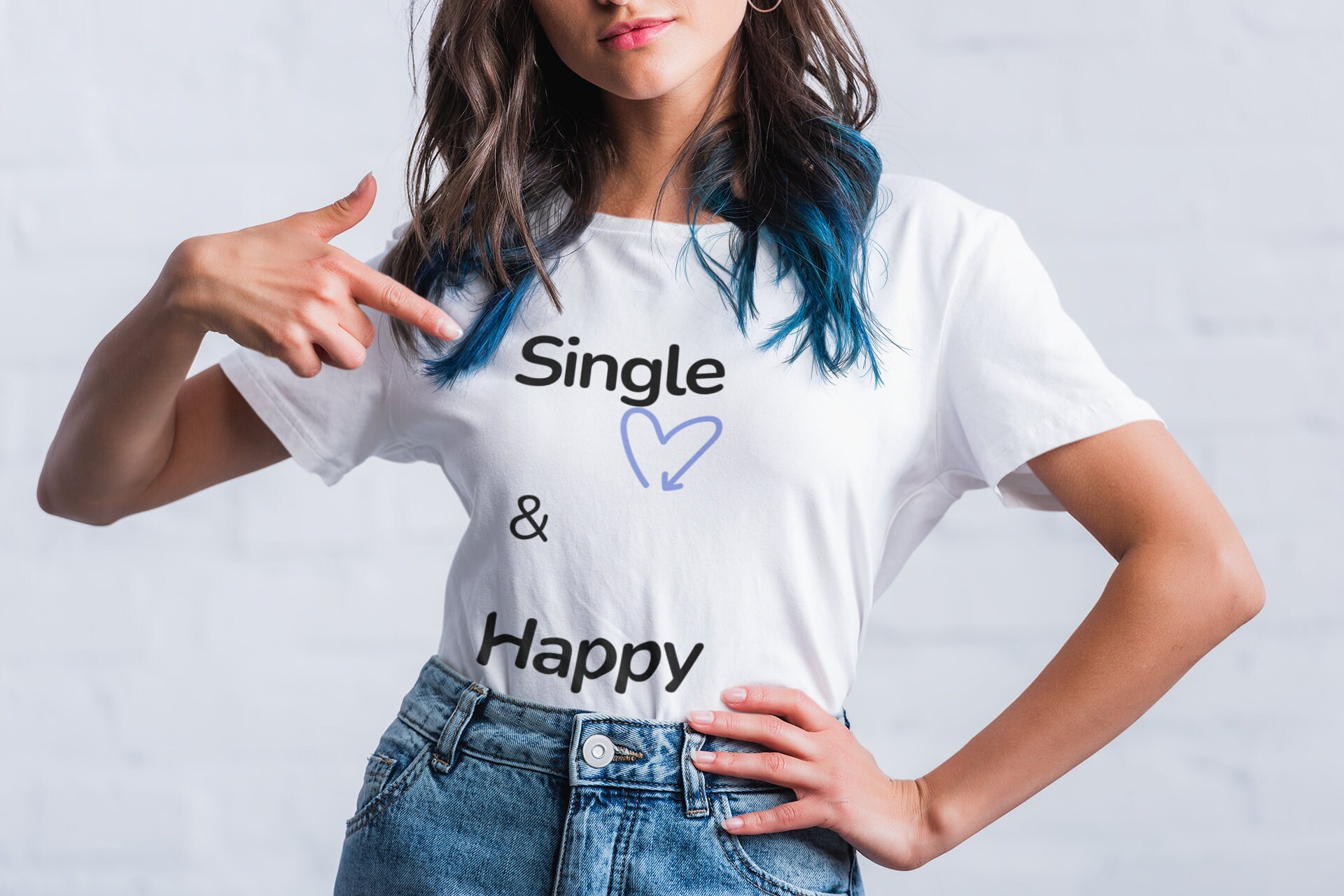 Single And Loving It T Shirt