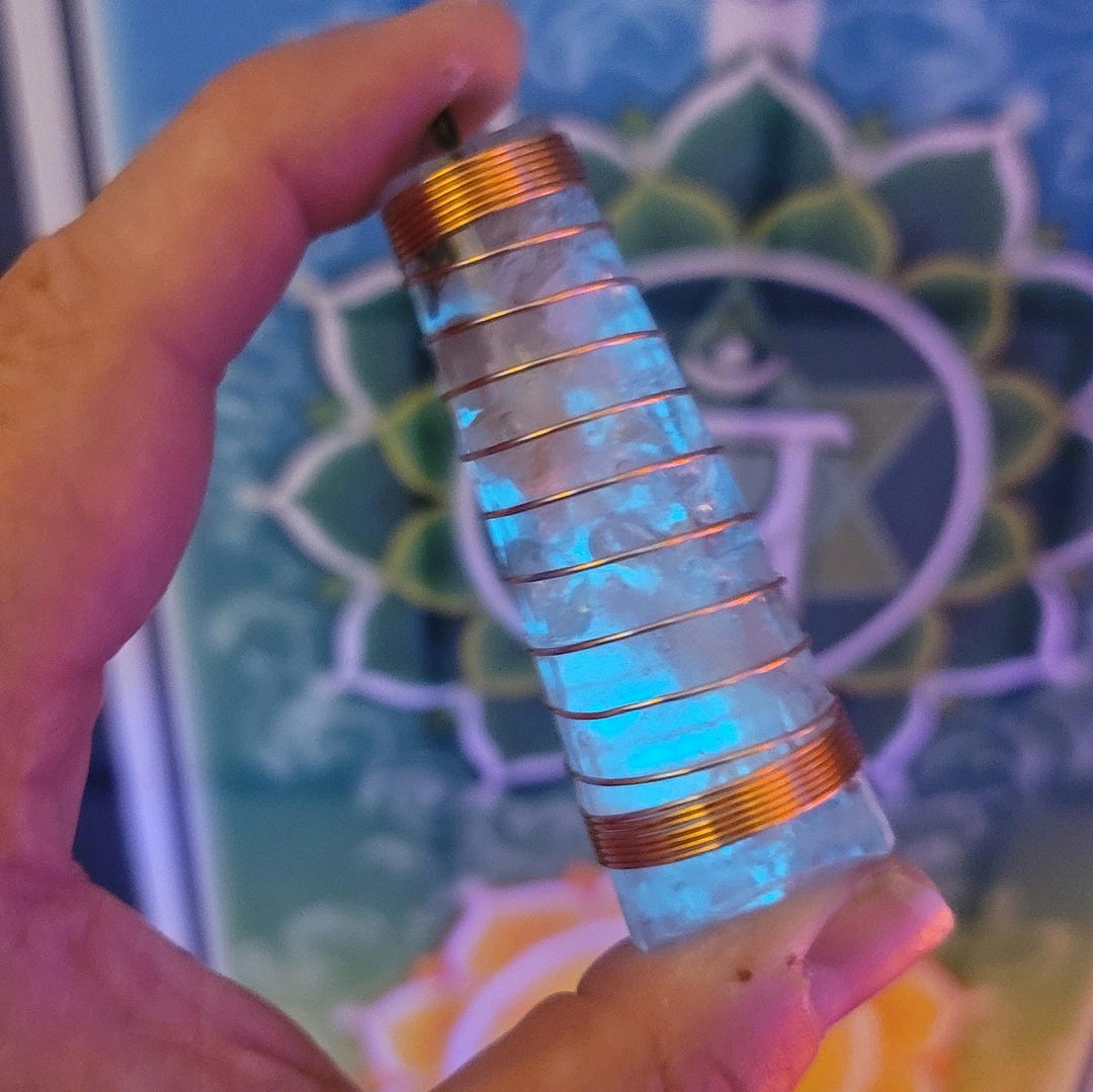 NEW Lumenite XL Glow/uv Divine Light/love/sophia Pendant - Etsy