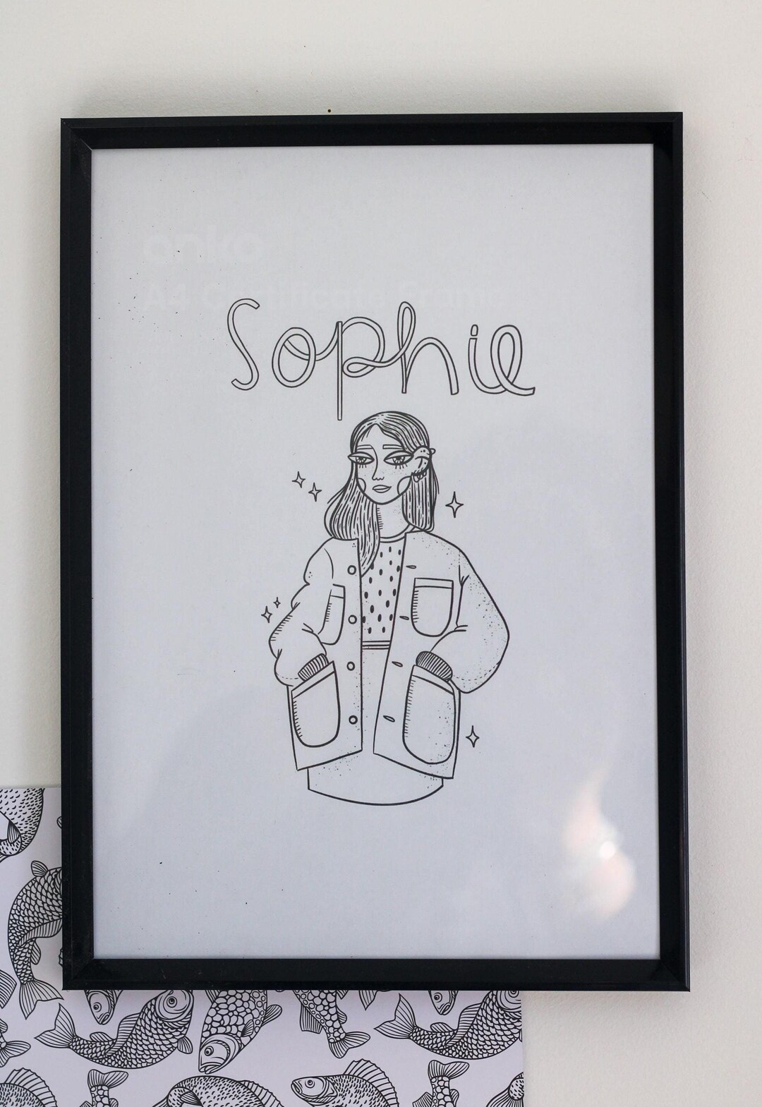 Customized Person Illustration - Etsy