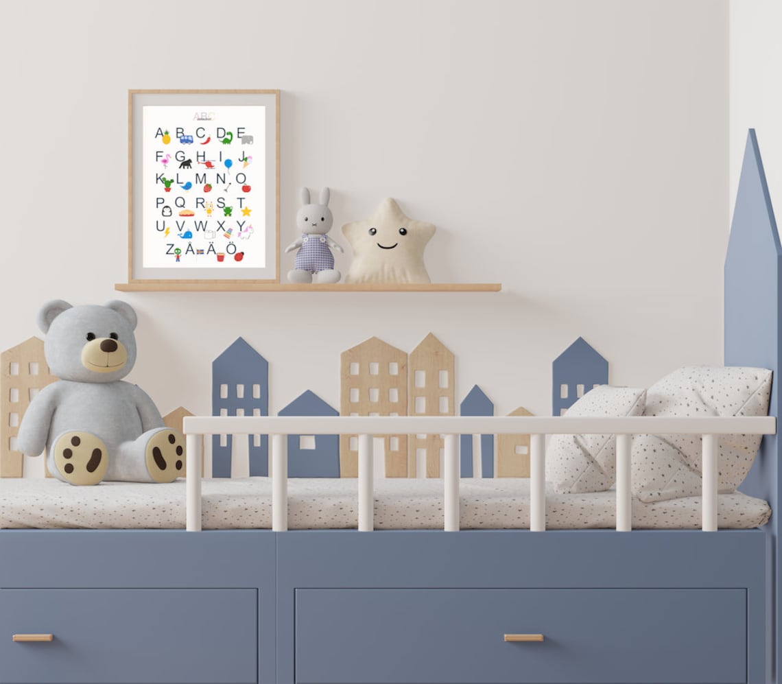 ABC Aakkoset - Finnish Alphabet - Alphabet Poster - Digital Download ...