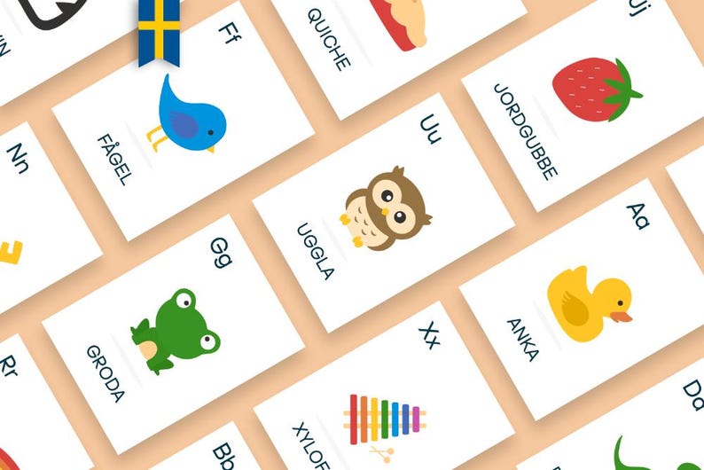 ABC Svenska Alfabetet - Swedish Alphabet - Ruotsin Aakkoset ...