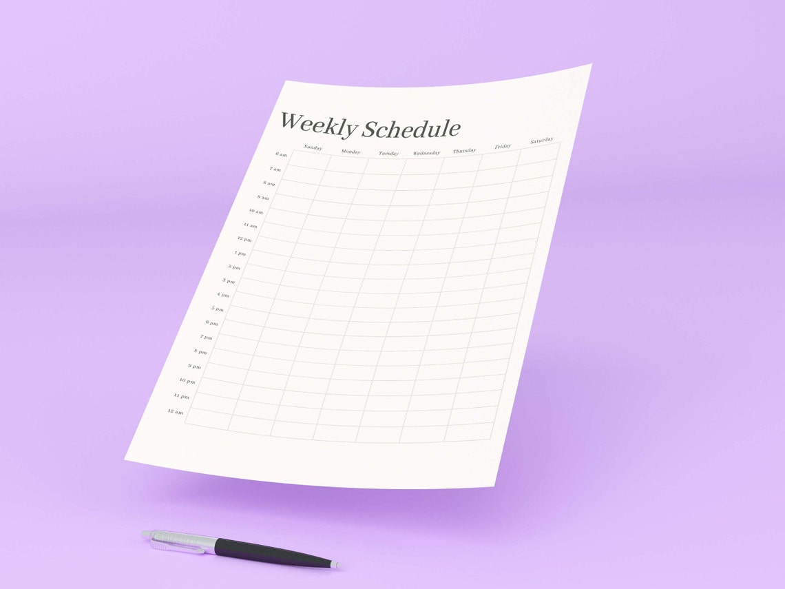Printable Dailyscheduler Planner, A4 Ready to Print, Tasks, Goals of the Day, to Do List ...