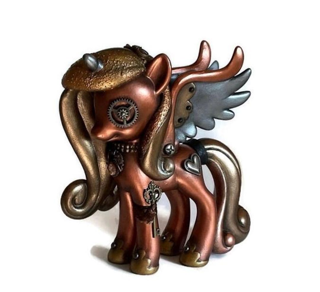 Steampunk My Little Pony,repainted My Little Pony,ooak Steampunk Doll ...
