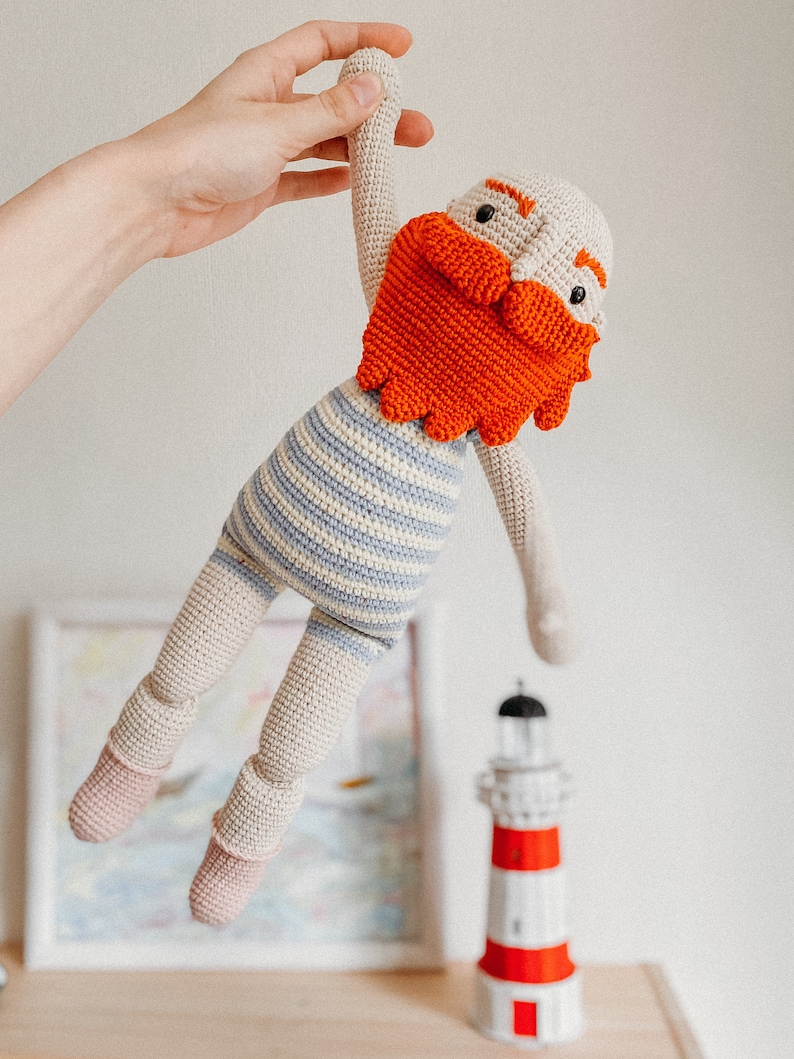 PDF Amigurumi Doll Crochet Pattern Tom the Sailor (ENG) - Etsy