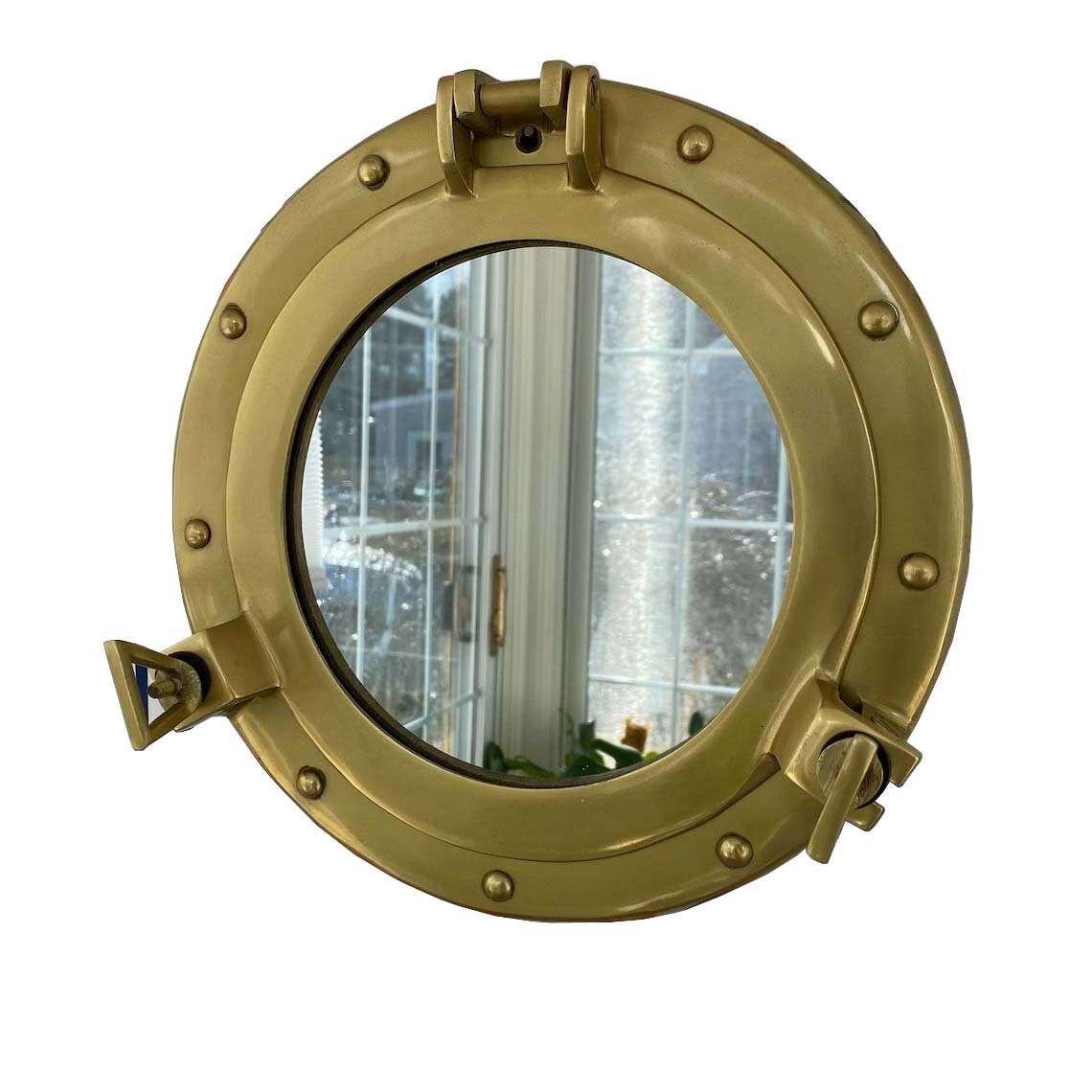 Chrome / Brass/silver Finish Porthole Mirror Nautical Wall Decor Opens ...
