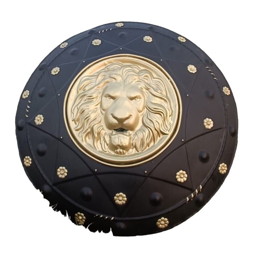 Lion Round Shield Medieval Steel Knight Armor Shield 24 - Etsy