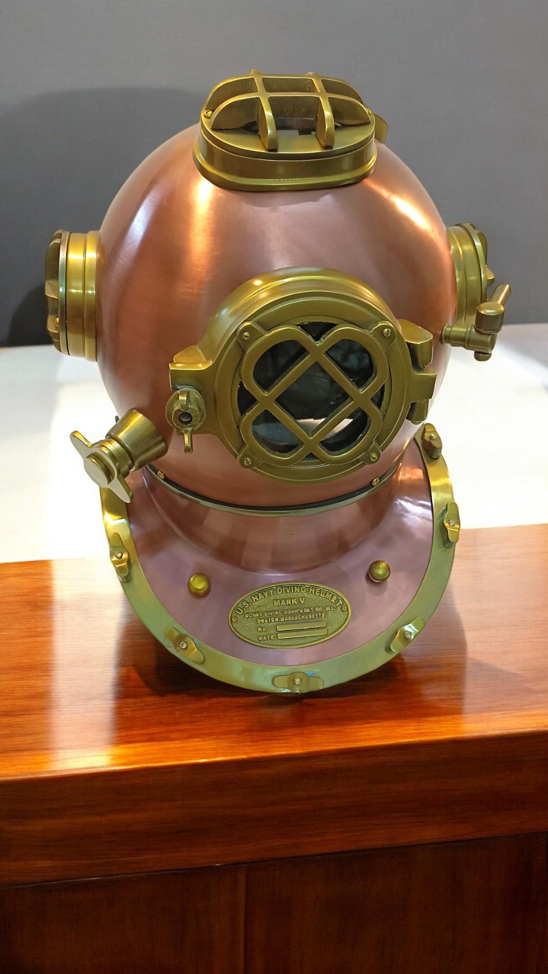 US Navy Diving Helmet Deep Sea Diver's Helmet, Nautical Decor, Perfect ...