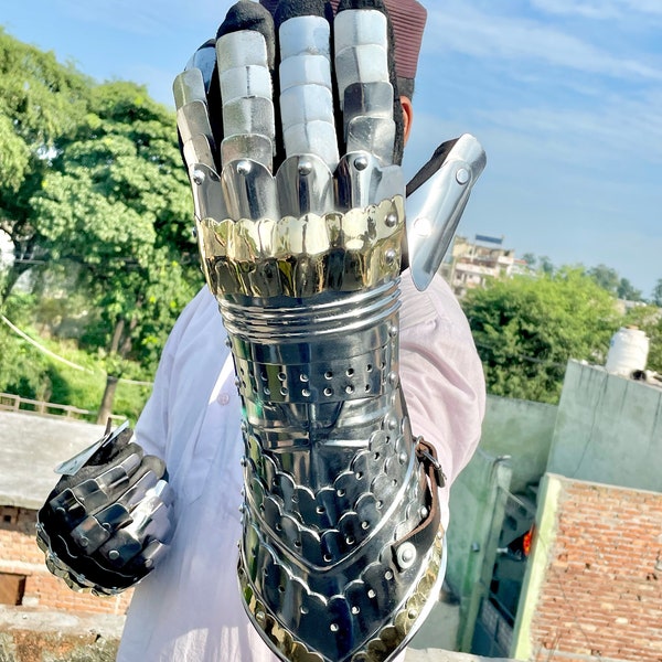 Viking Gauntlets - Etsy