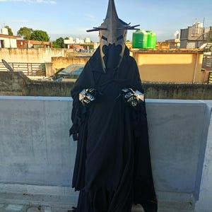 Nazgul Ringwraith Costume Black Rider Ghost Gown LOTR Inspired ...