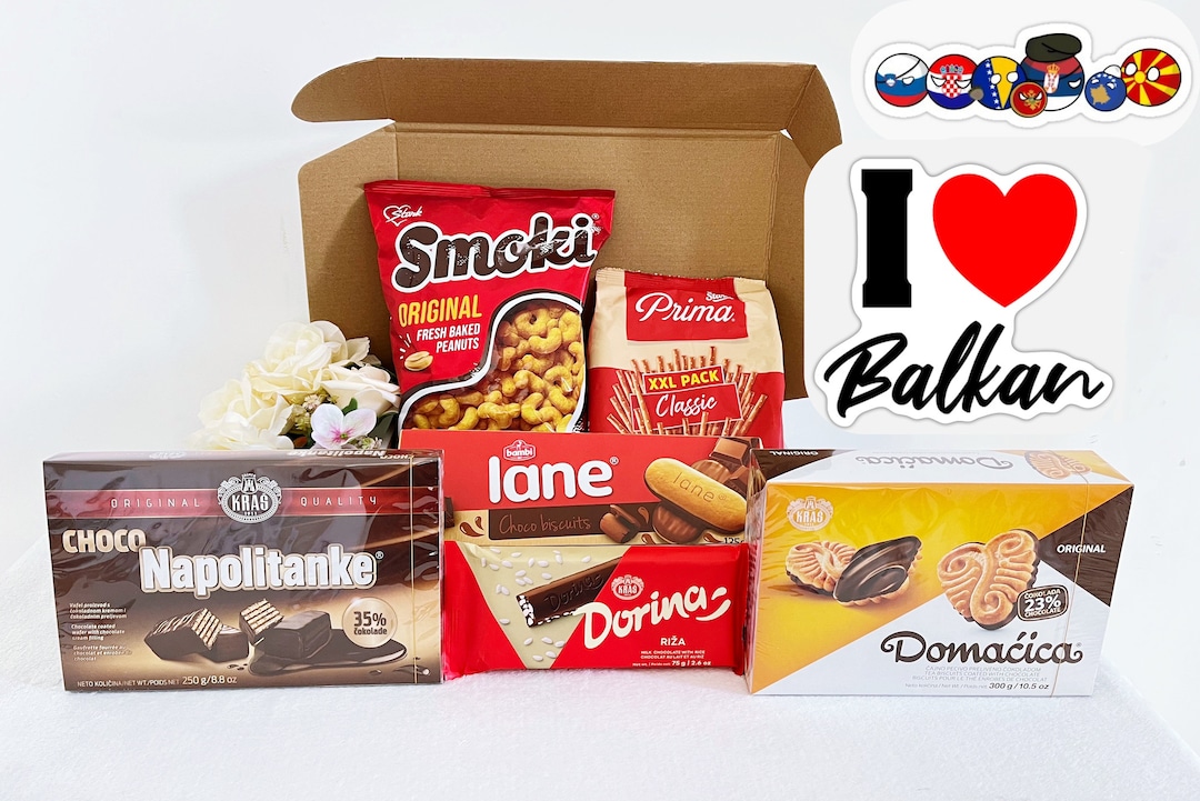 Balkan Snacks Snack Box Balkan Sweet and Salty Selection Serbian Snacks ...