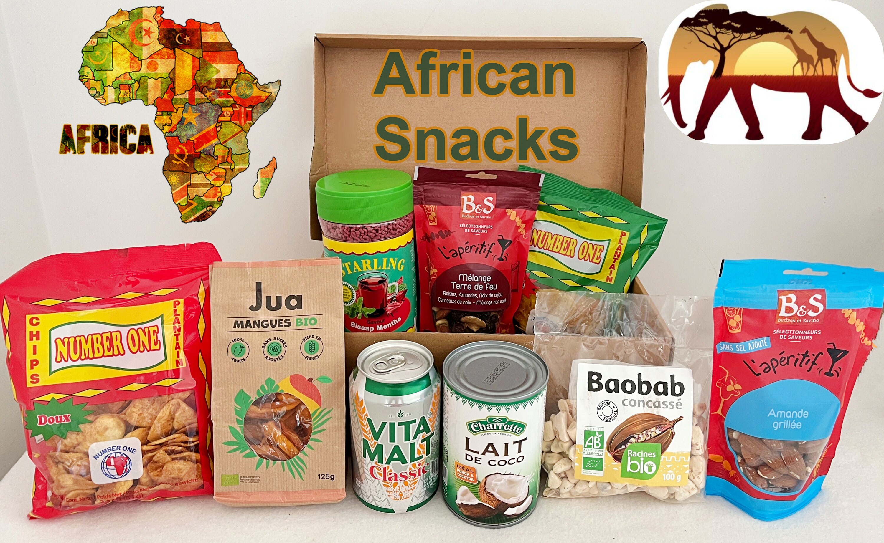 African Snack Box African Treats Box African Snacks - Etsy UK