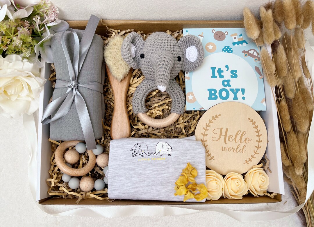 Welcome Baby Gift Box Personalised New Born Gift Baby Gift Set Custom ...