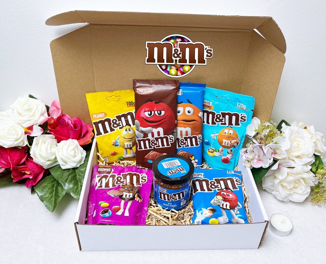 M&m's Gift Box Chocolate Box Gift for Her Birthday Gift Personalised ...