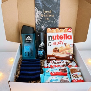 Gift Box for Men Men's Birthday Gift Fathers Day Gift for Him Boyfriend ...