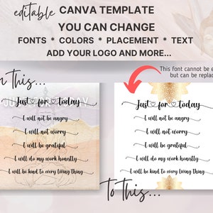 Reiki Principles: Just for Today Printable Reiki Cards, Reiki Energy ...