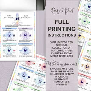 Reiki Hand Positions for Self Healing Usui Reiki Chart, Reiki Healing ...