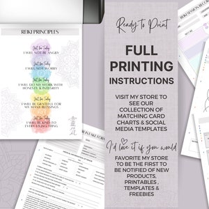 Reiki Business Form Bundle, Reiki Session, Reiki Certificates, Distance ...