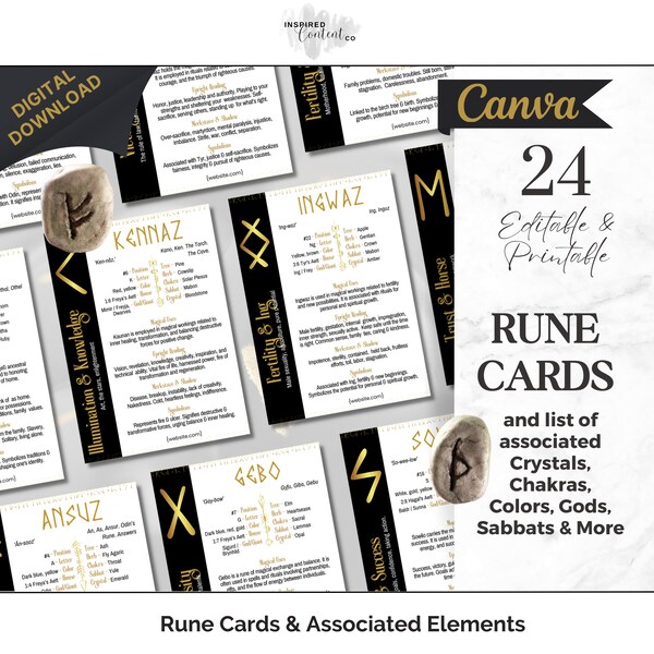 Elder Futhark Runes - Etsy