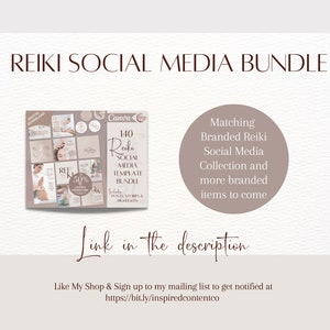 Reiki Marketing Brochure, Reiki Brochure for Your Energy Healing ...