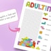 Printable Adulting Tracker, Monthly Log Game, Fun Habit, Adult Task ...
