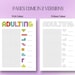 Printable Adulting Tracker, Monthly Log Game, Fun Habit, Adult Task ...