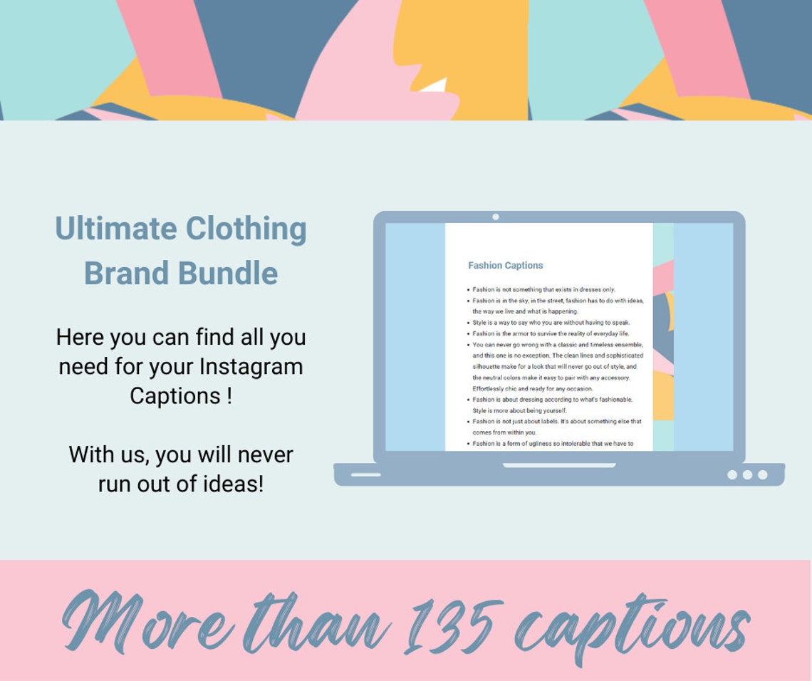 135 Instagram Clothing Store Captions Clothing Brand Instagram Captions ...