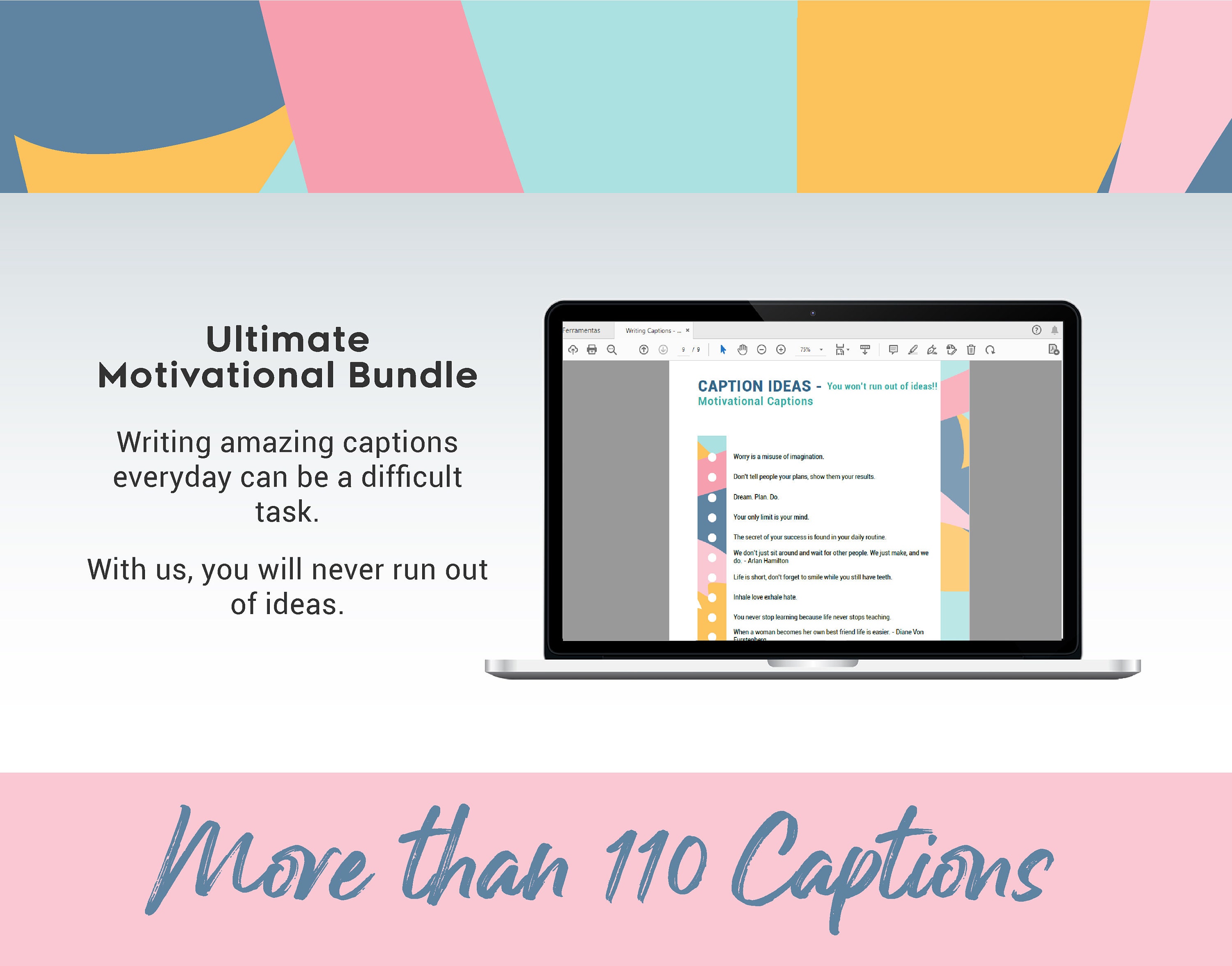 110 Instagram Motivational and Inspirational Captions Coach Instagram ...