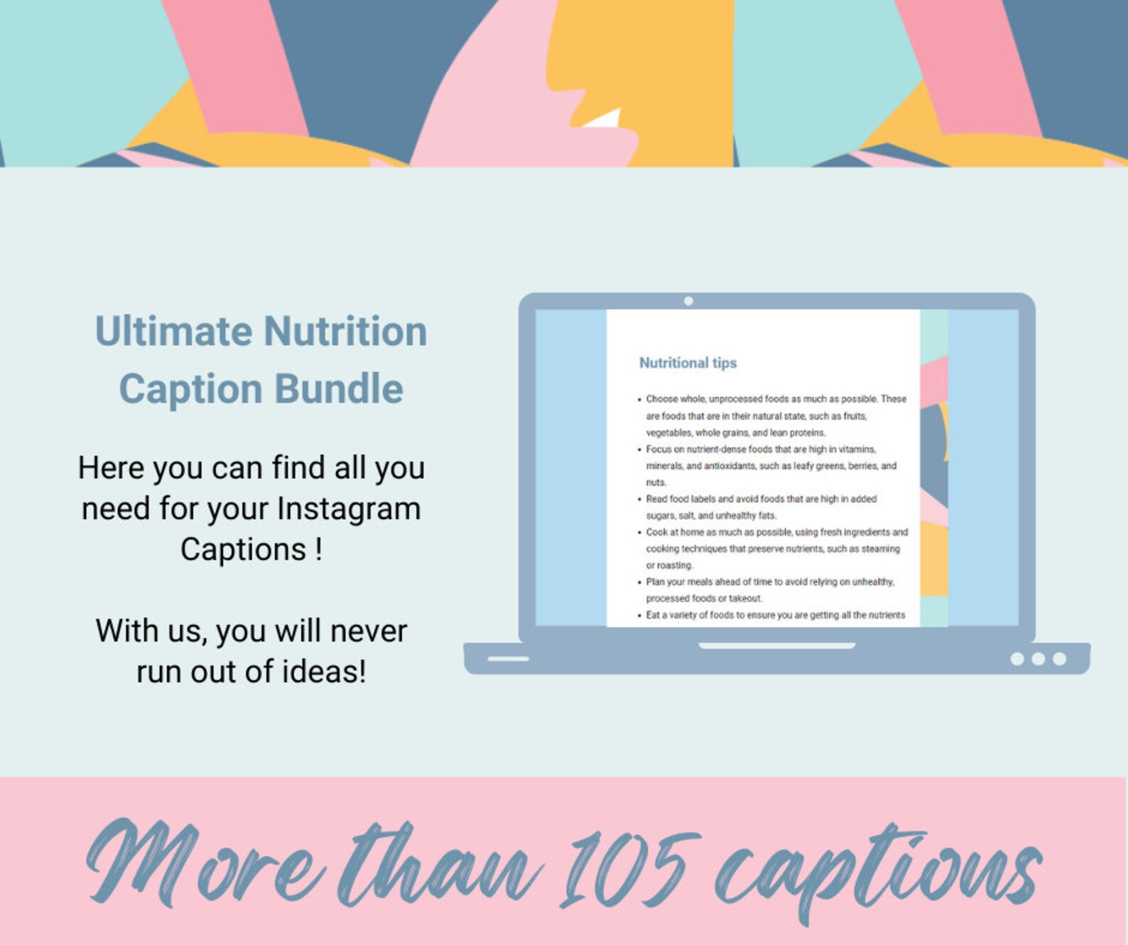 Instagram Nutrition Captions for 105 Days Nutrition Captions ...