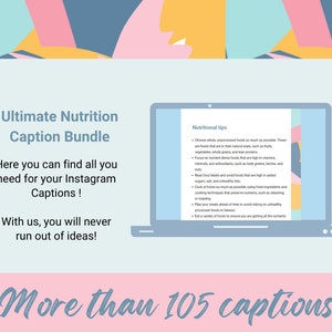 Instagram Nutrition Captions for 105 Days Nutrition Captions ...