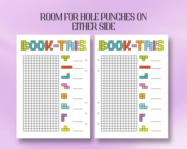 Printable Book Tracker, Monthly Log Game, Reading Habit, Books to Read ...