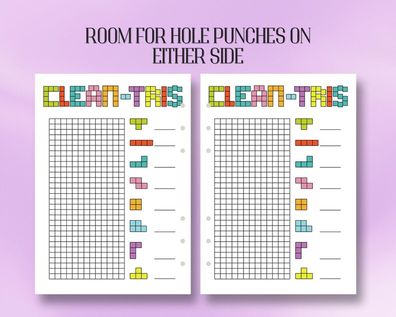 Printable Cleaning Tracker, House Chores Game, Fun Habit, Clean Task ...