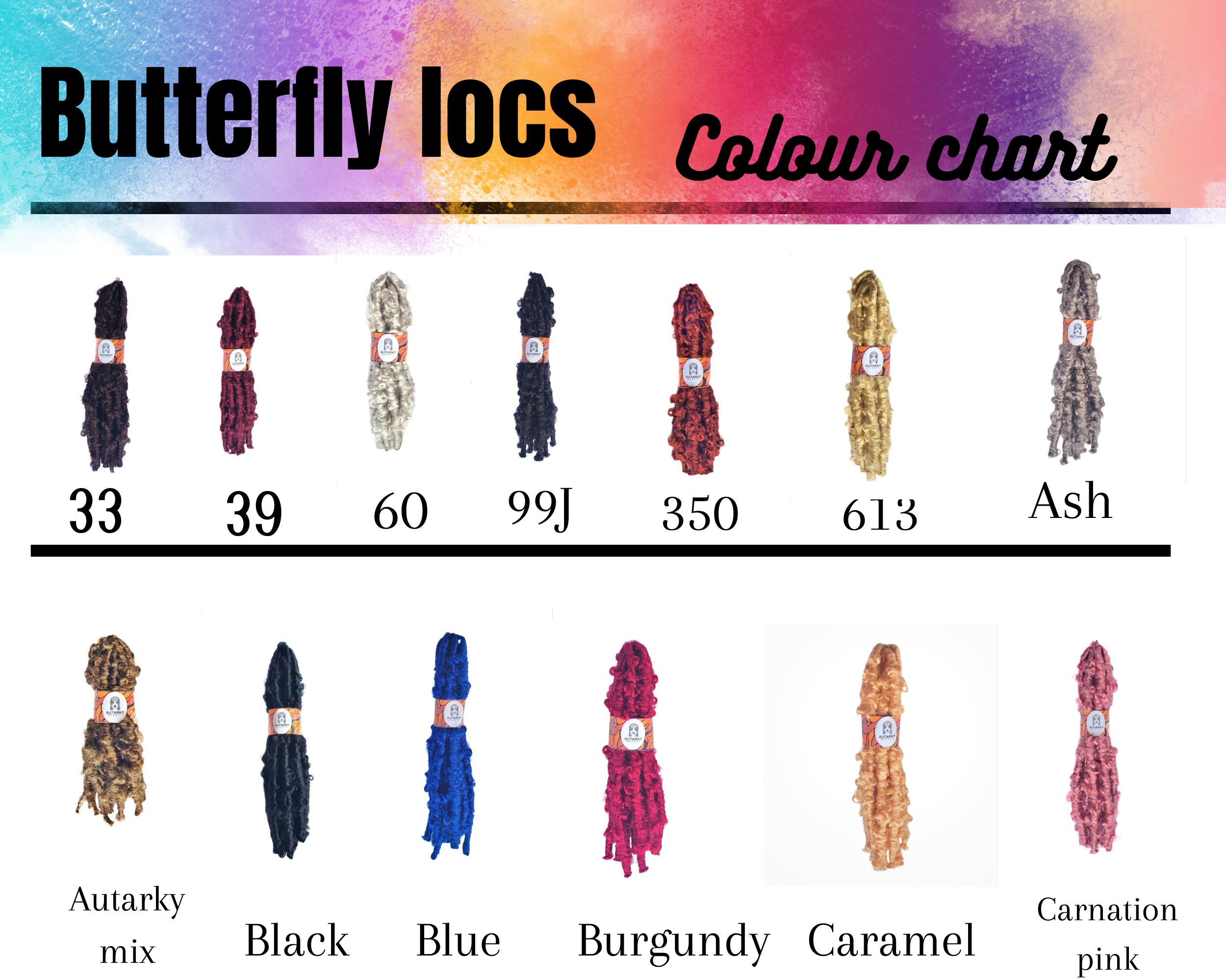 Butterfly Locs / Handmade Crochet/ Crochet/ Gifts for Her/ Loc Hair - Etsy