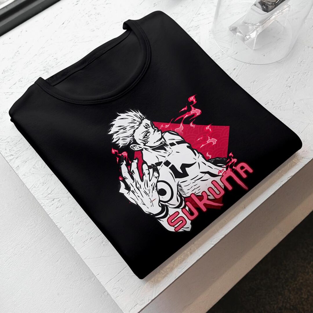 Jujutsu Kaisen Sukuna T-shirt Ryomen Sukuna Anime Merch, JJK Otaku Tee ...
