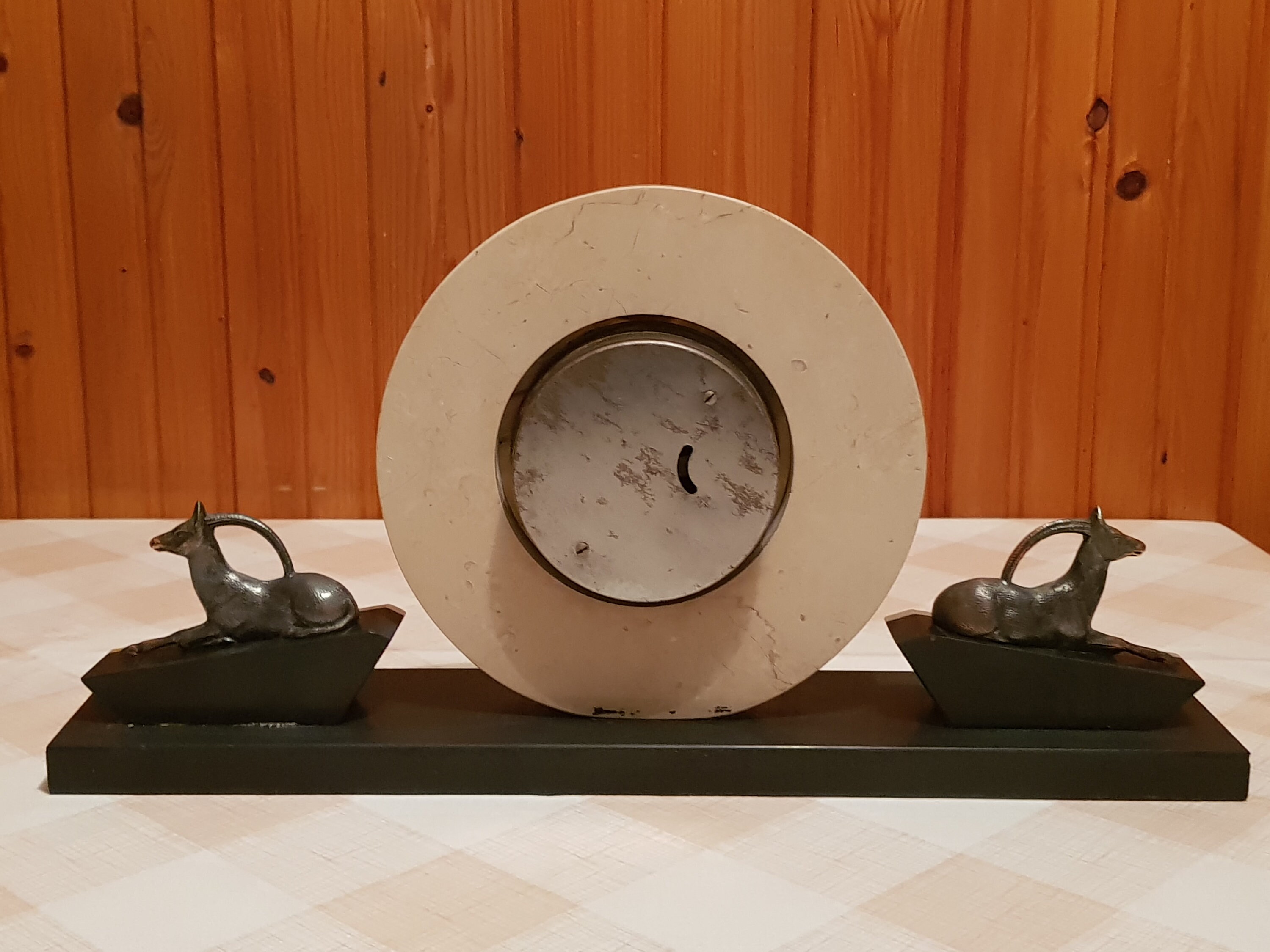 Art Deco Antique Marble Fireplace Clock 1920s. - Etsy